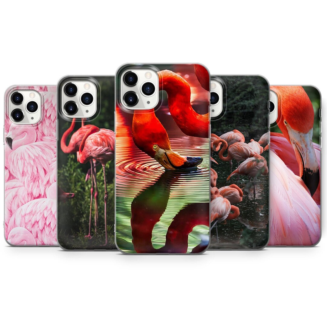 Flamingo Phone Cover Pattern for iPhone 11 SE, 7, 8, XS, XR, Huawei P20 ...