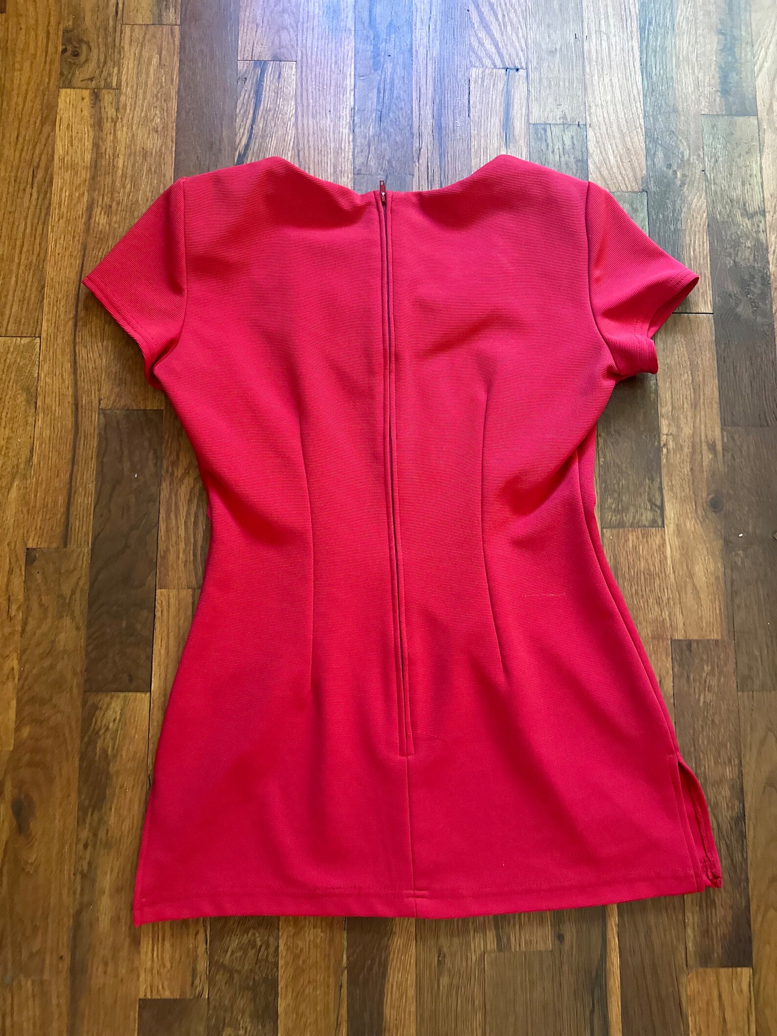 90s Vintage Cherry Red Top Fits M - Etsy
