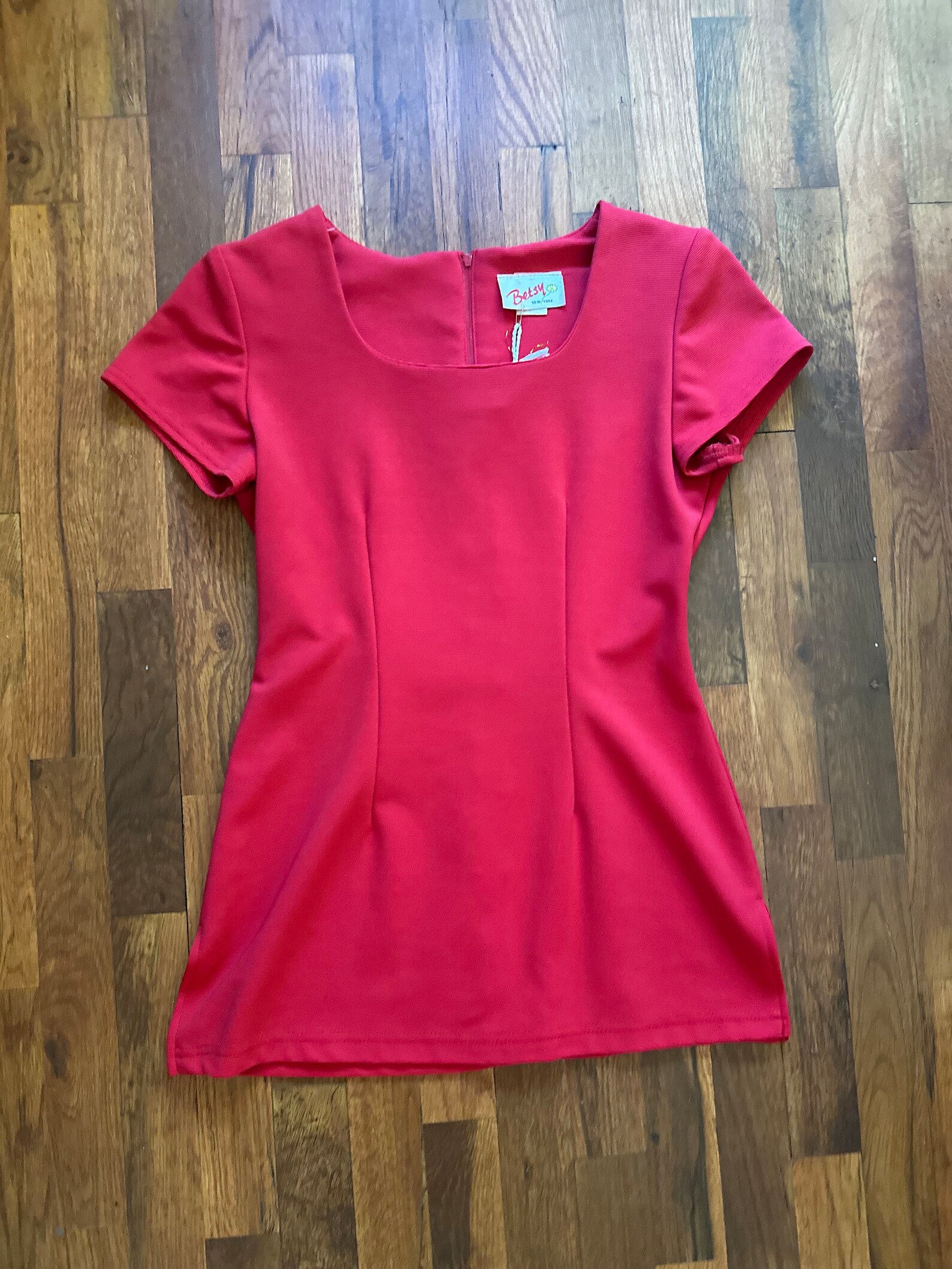 90s Vintage Cherry Red Top Fits M - Etsy