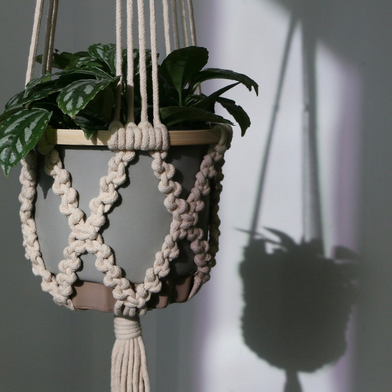 Macrame Pot Holder - Etsy