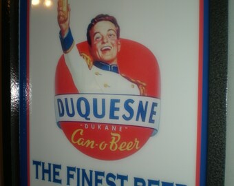 Duquesne Beer Clock - Etsy
