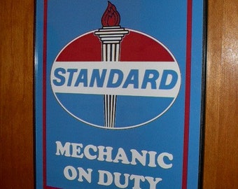 Standard Oil Sign - Etsy