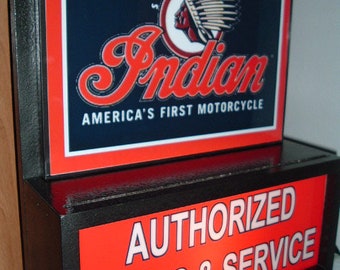 Indian Motorcycle Lighted Sign - Etsy