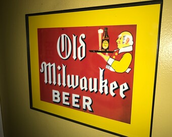 Old Milwaukee Beer Sign - Etsy