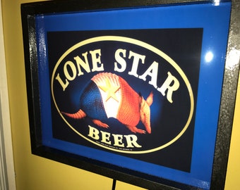 Lone Star Beer Sign - Etsy