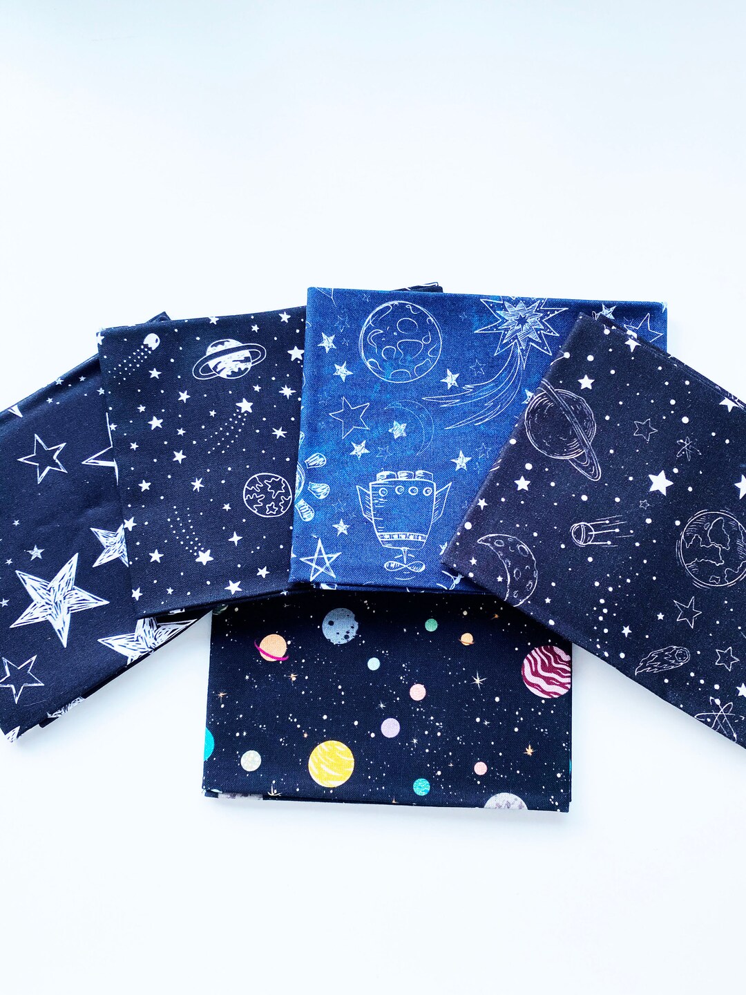 Outer Space FAT QUARTERS - Etsy