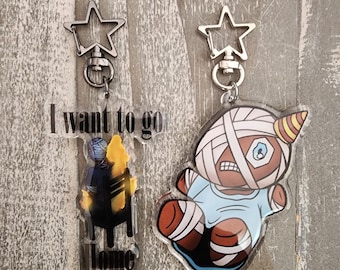 Lovecore Keychains – Curly, Anya & Daisuke From Mouthwashing - Etsy