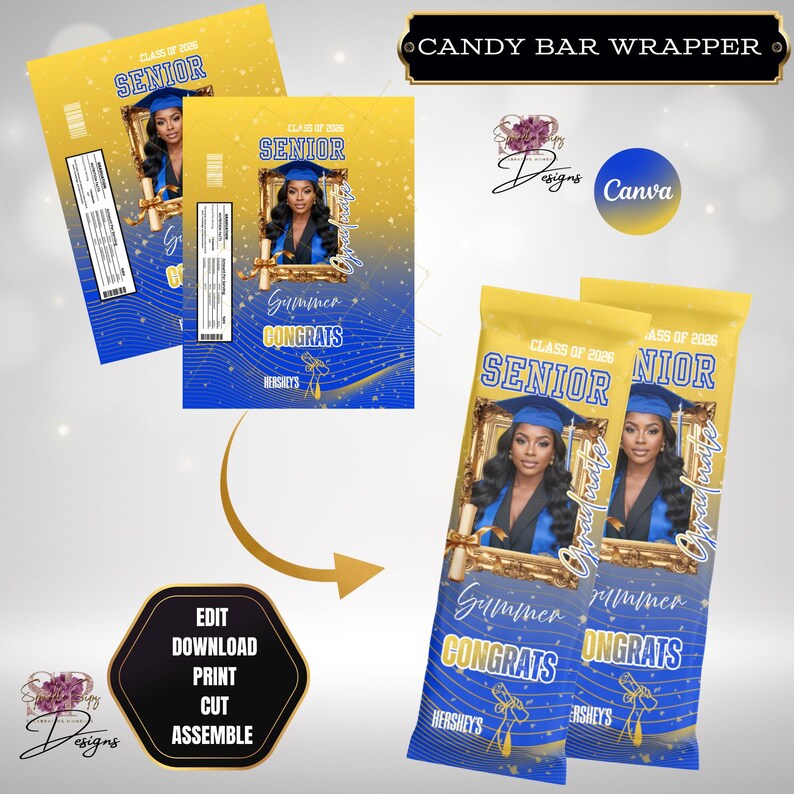 Graduation Party Favor Templates Class of 2026 (digital Download ...