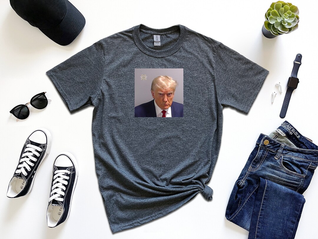 Donald Trump Mug Shot Shirt, DJT, Trump Jail Shirt, Anti Trump Shirt ...