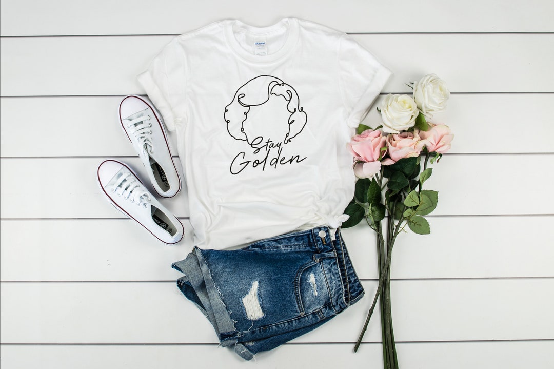 Stay Golden Silhouette,rose Nylan Shirt,golden Girls Squad,squad Girls ...