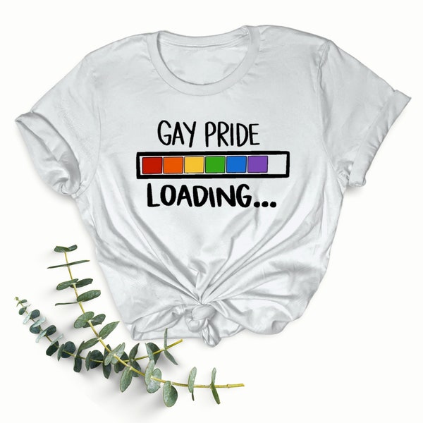 Rainbow Loading Shirt - Etsy