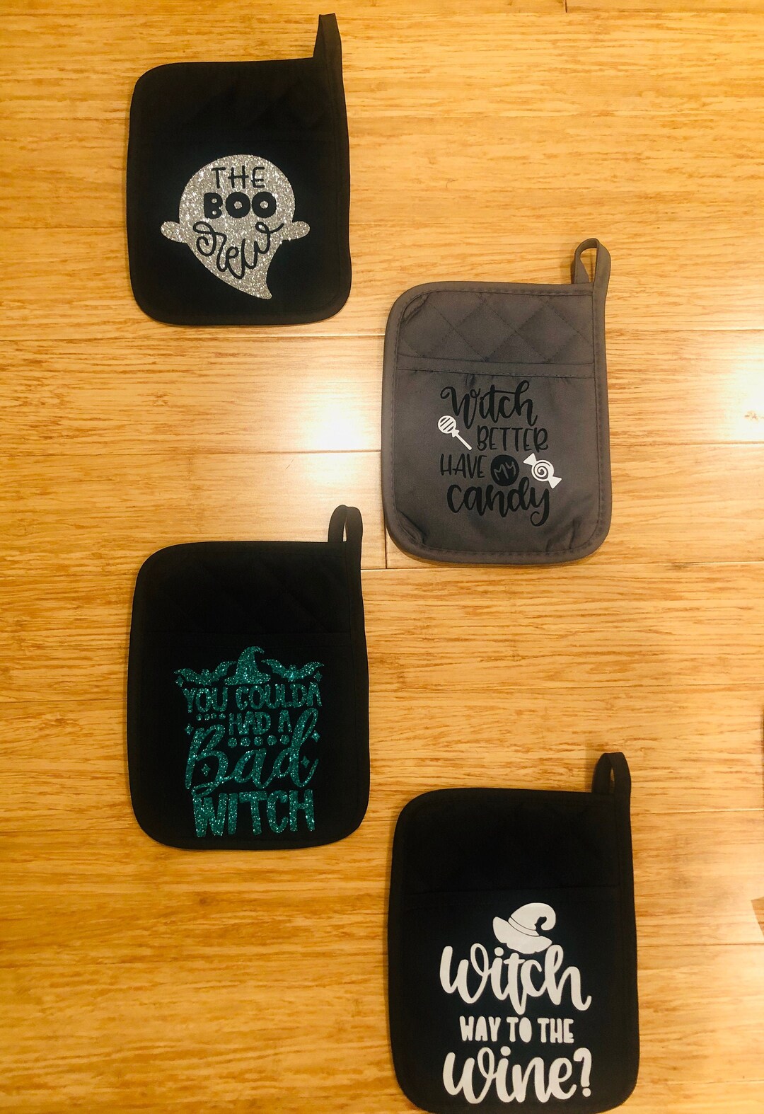 Halloween Pot Holder Pack of 4 - Etsy