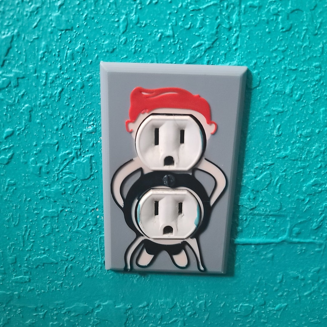 Funny Wall Electrical Outlet Cover 3D Printed - Etsy