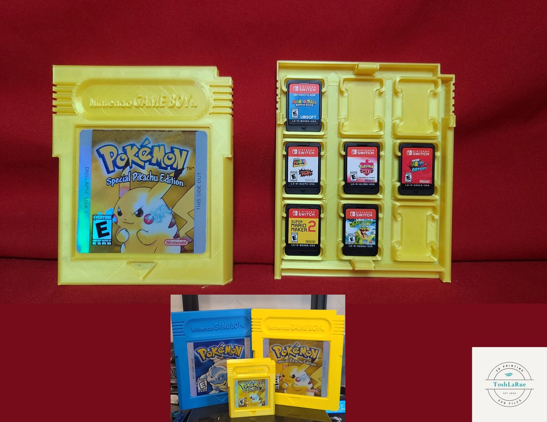 Retro Gameboy Nintendo Switch Game Case Holds 9 Games Collect Them All ...