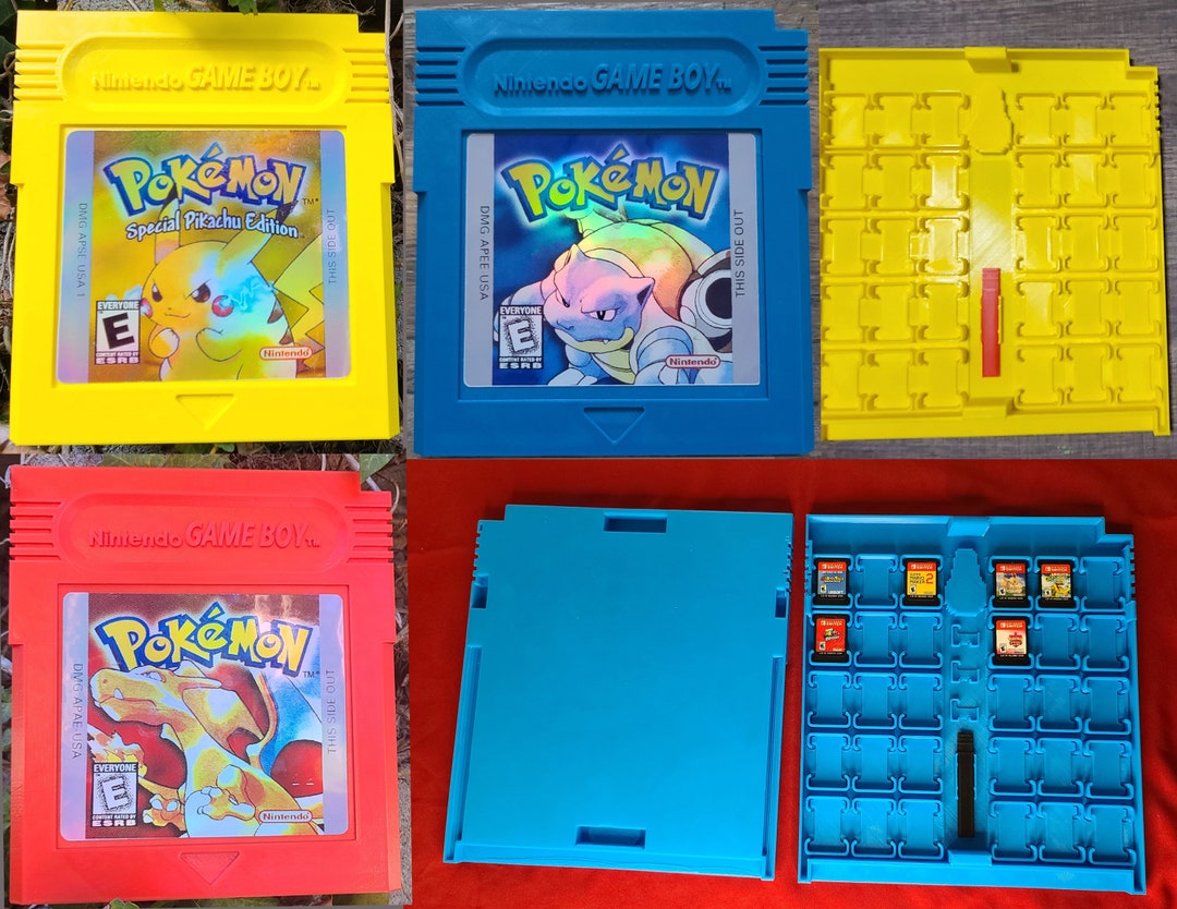 GAMEBOY Nintendo Switch Game Case Holds 30 Games Any Game Image You ...