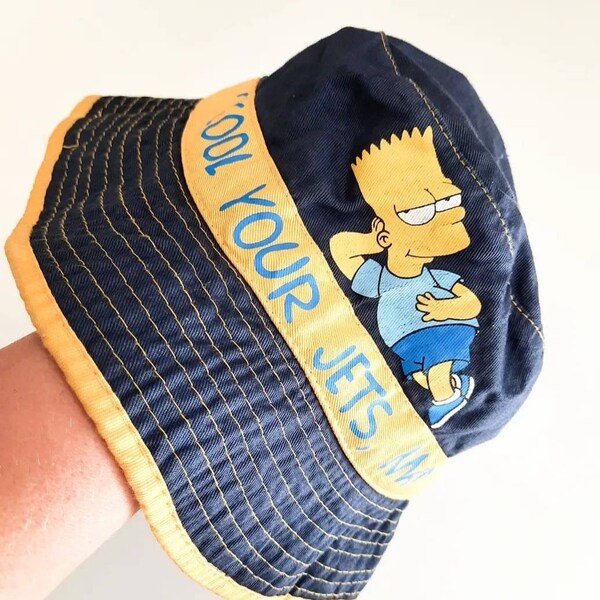 Bart Simpson Bucket Hat - Etsy