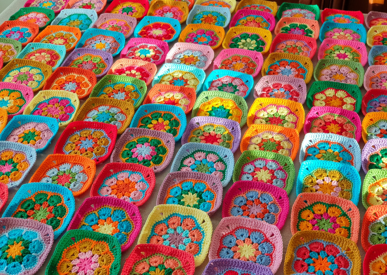 Crochet African Flower Pattern, Intermediate Level African Flower PDF ...