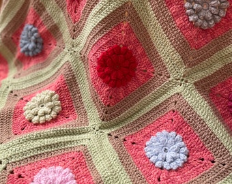 Popcorn Granny Square - Etsy