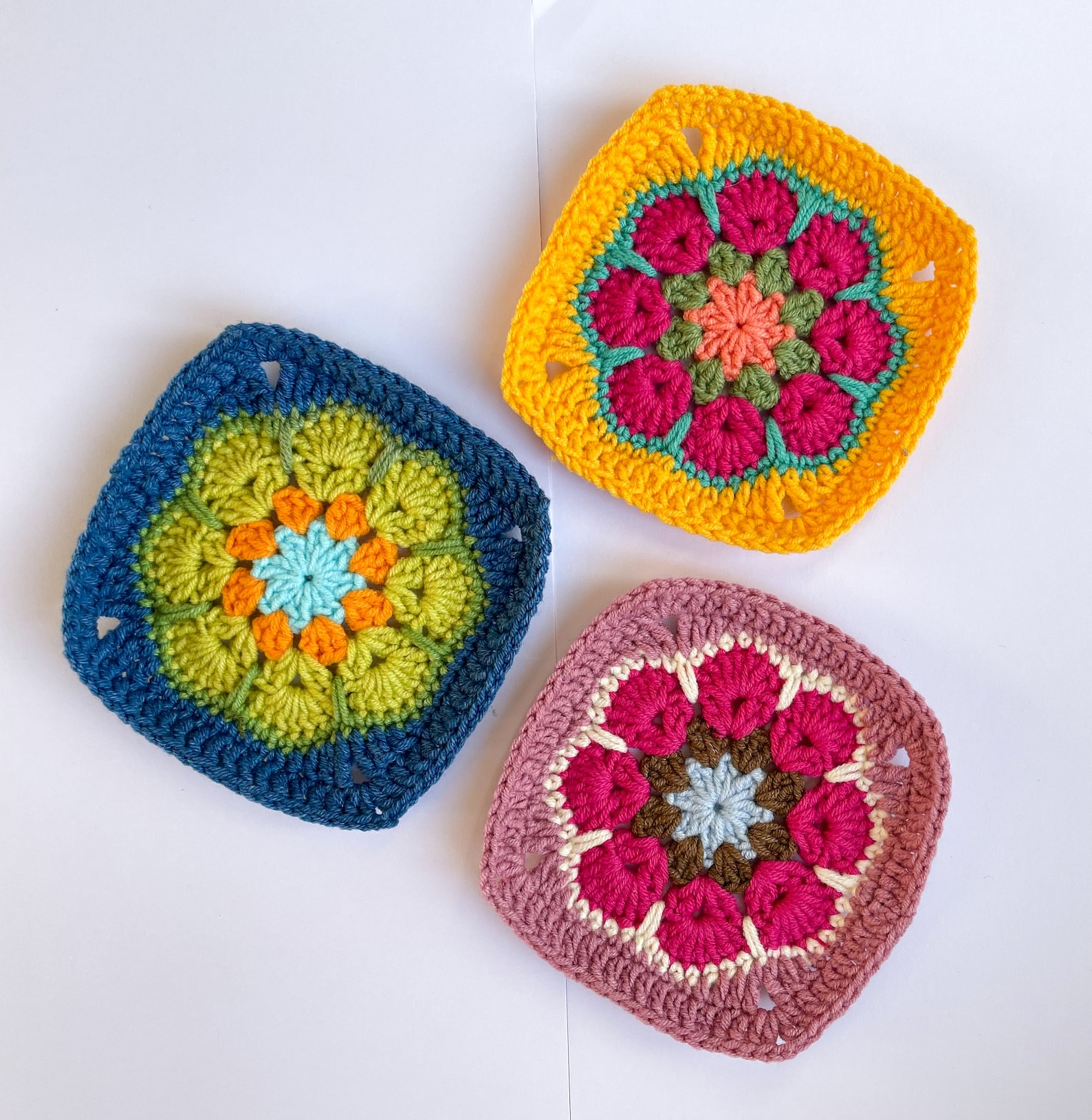 Crochet African Flower Pattern, Intermediate Level African Flower PDF ...