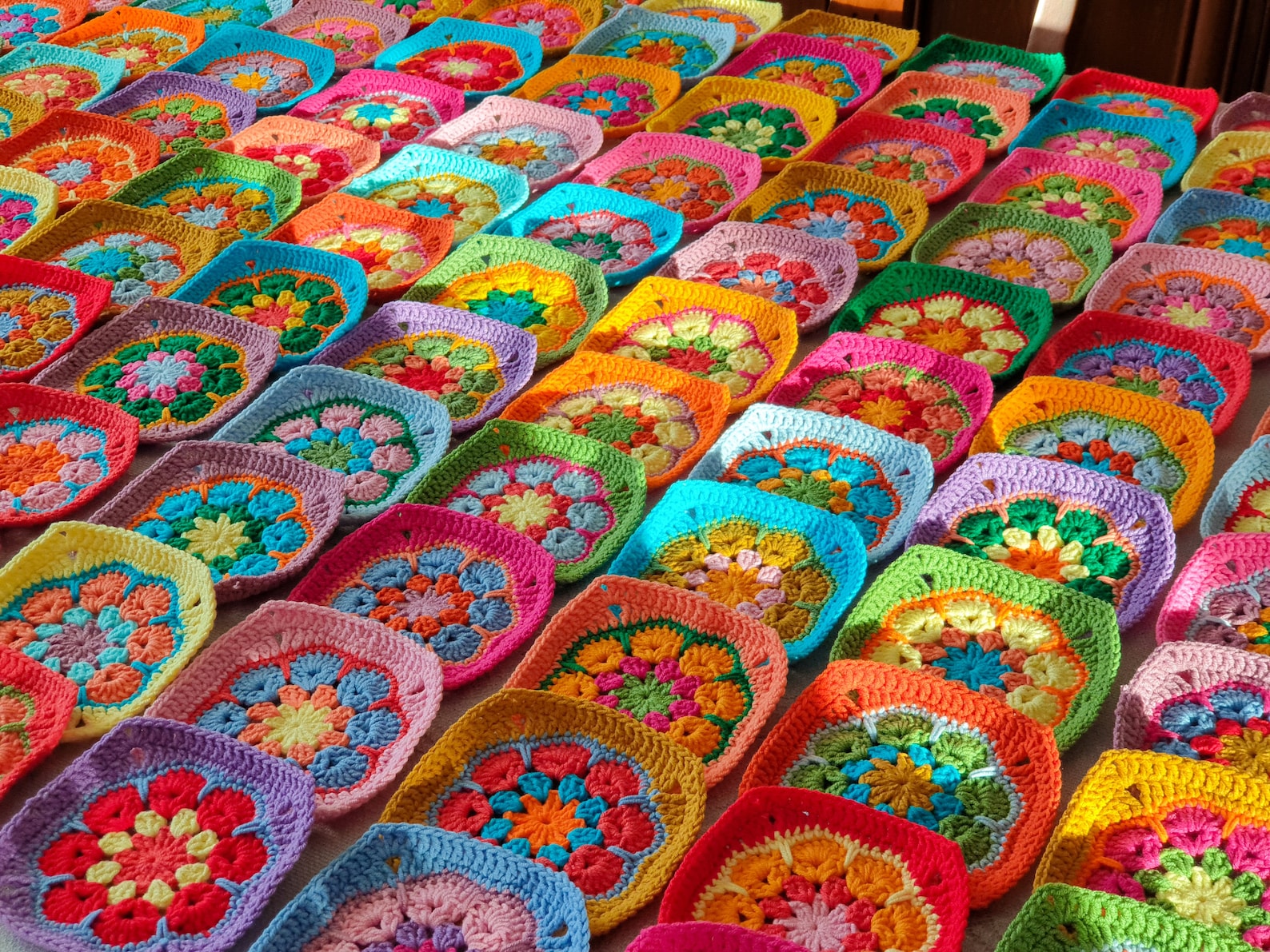 Crochet African Flower Pattern, Intermediate Level African Flower PDF ...