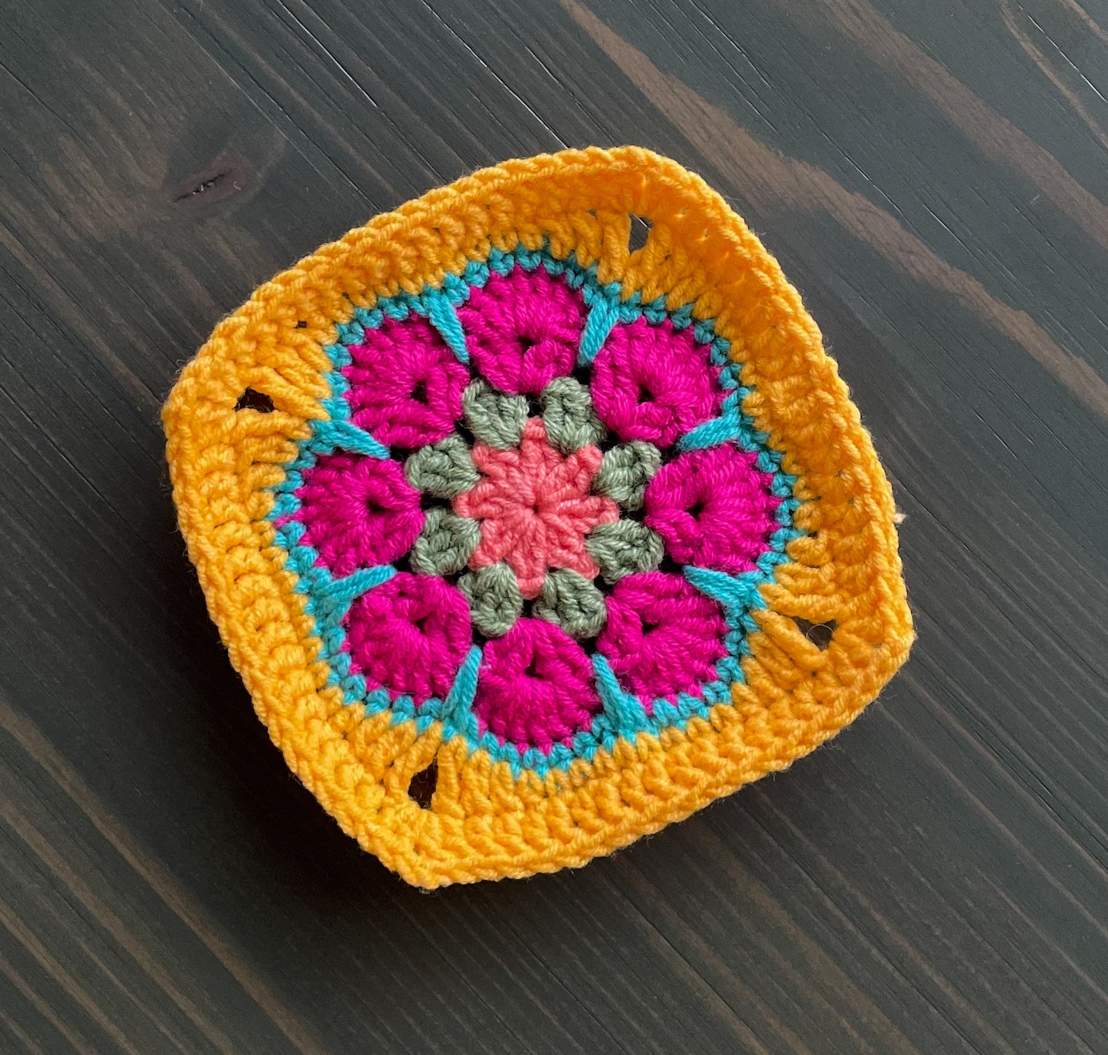 Crochet African Flower Pattern, Intermediate Level African Flower PDF ...