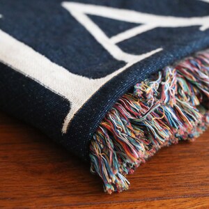 Personalized Greek Name Blanket Add Any Name Woven Blanket Custom Greek ...