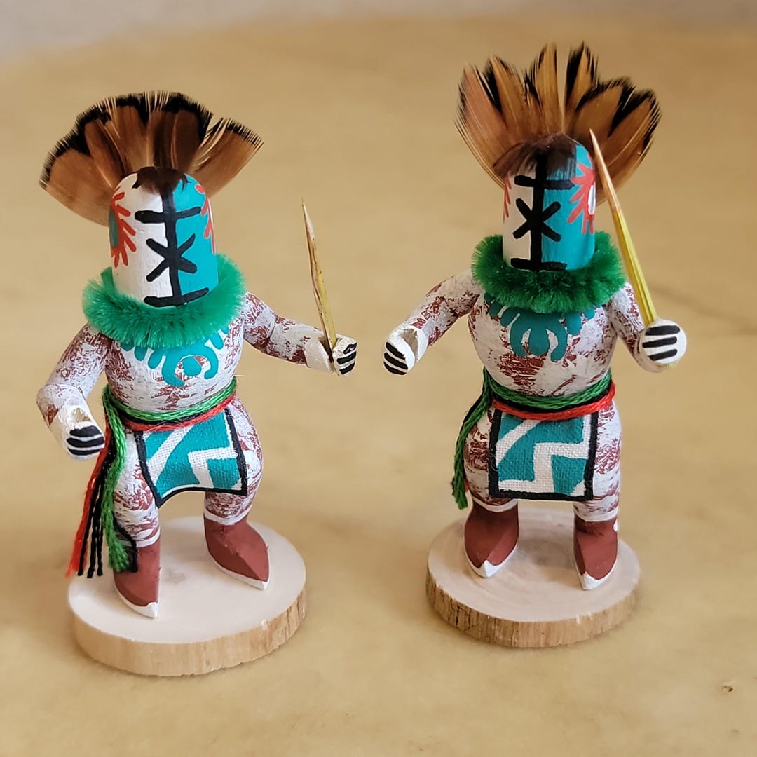Adrian Leon Hopi Set of "rattle" Runners/racers Kachinas - Etsy