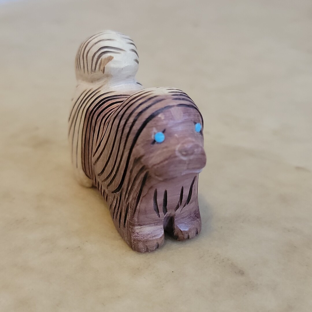Cedar Canine/ Pup/ Dog Zuni Fetish - Etsy