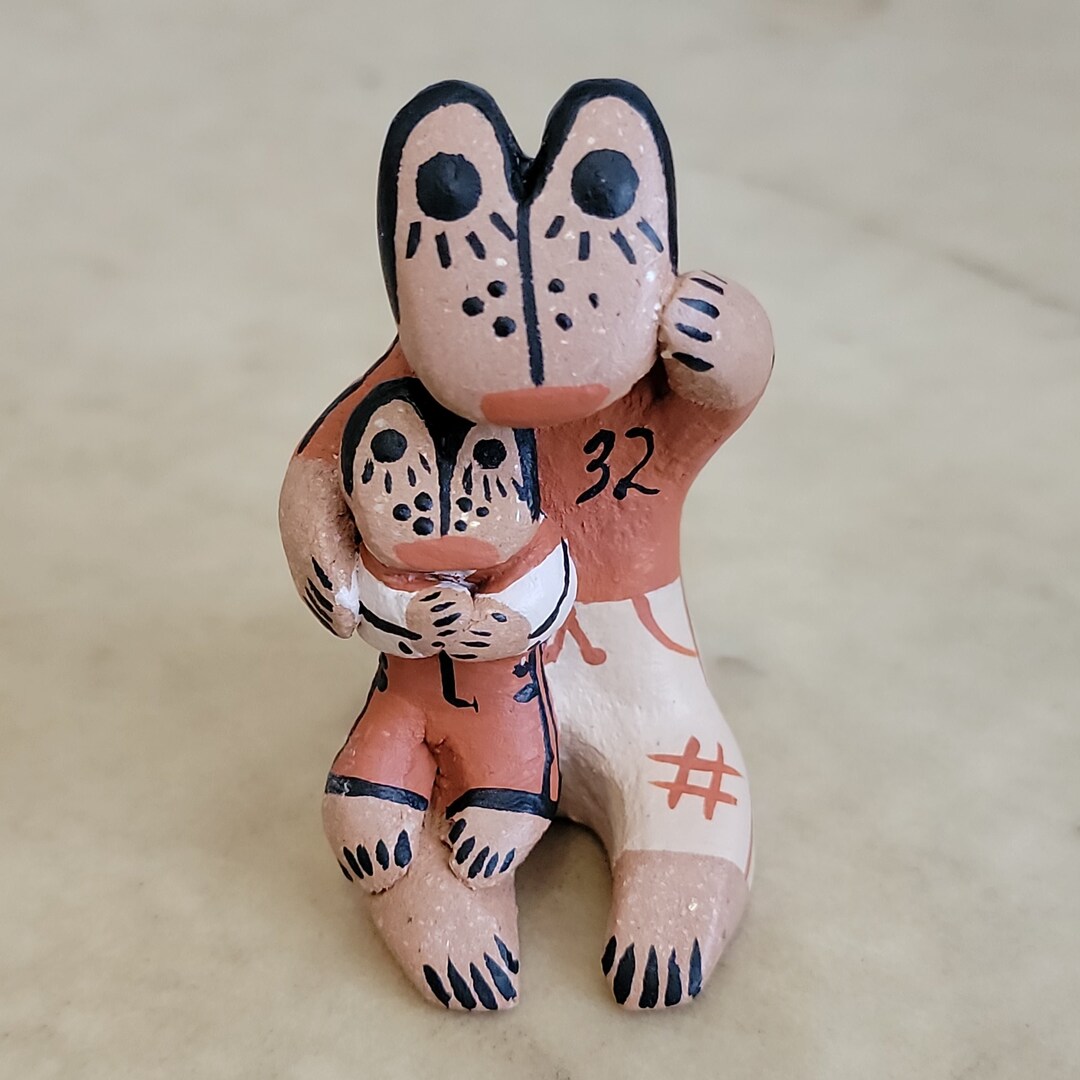 Johanna Hererra Cochiti Frog Storyteller/pueblo Pottery - Etsy