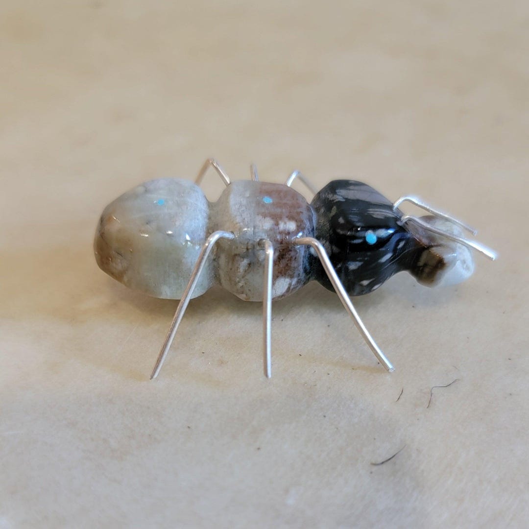 Picasso Marble Ant Zuni Fetish - Etsy