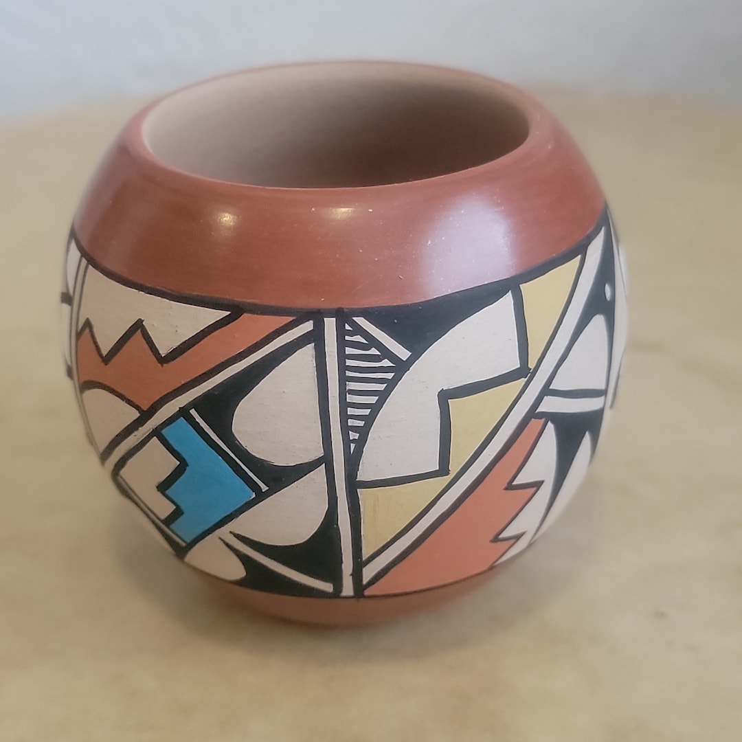 Helen Shendo Jemez Pueblo Pottery Bowl - Etsy
