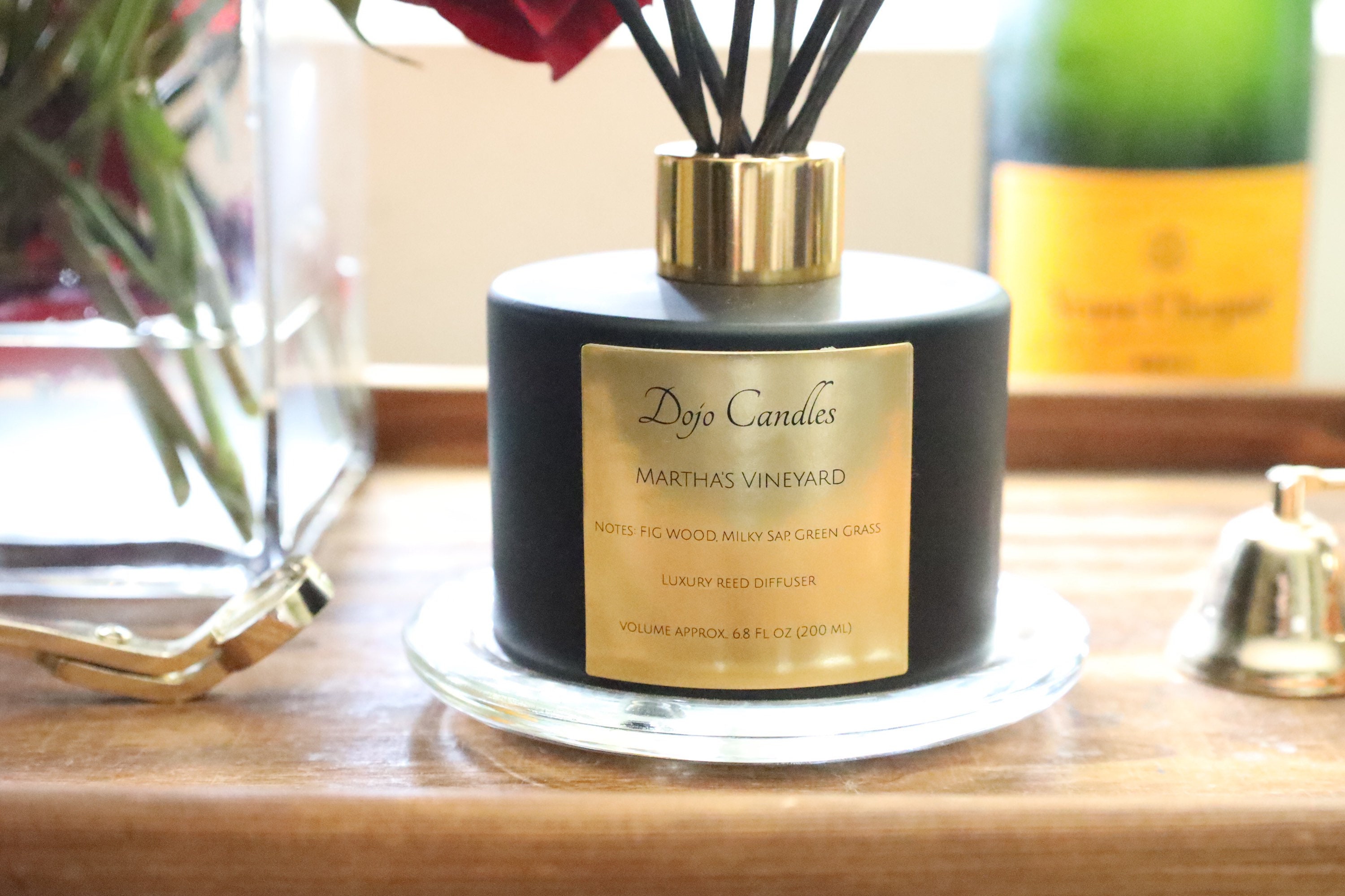 Diptyque Figuier Inspired Luxury Reed Diffuser Lasts Minimum - Etsy