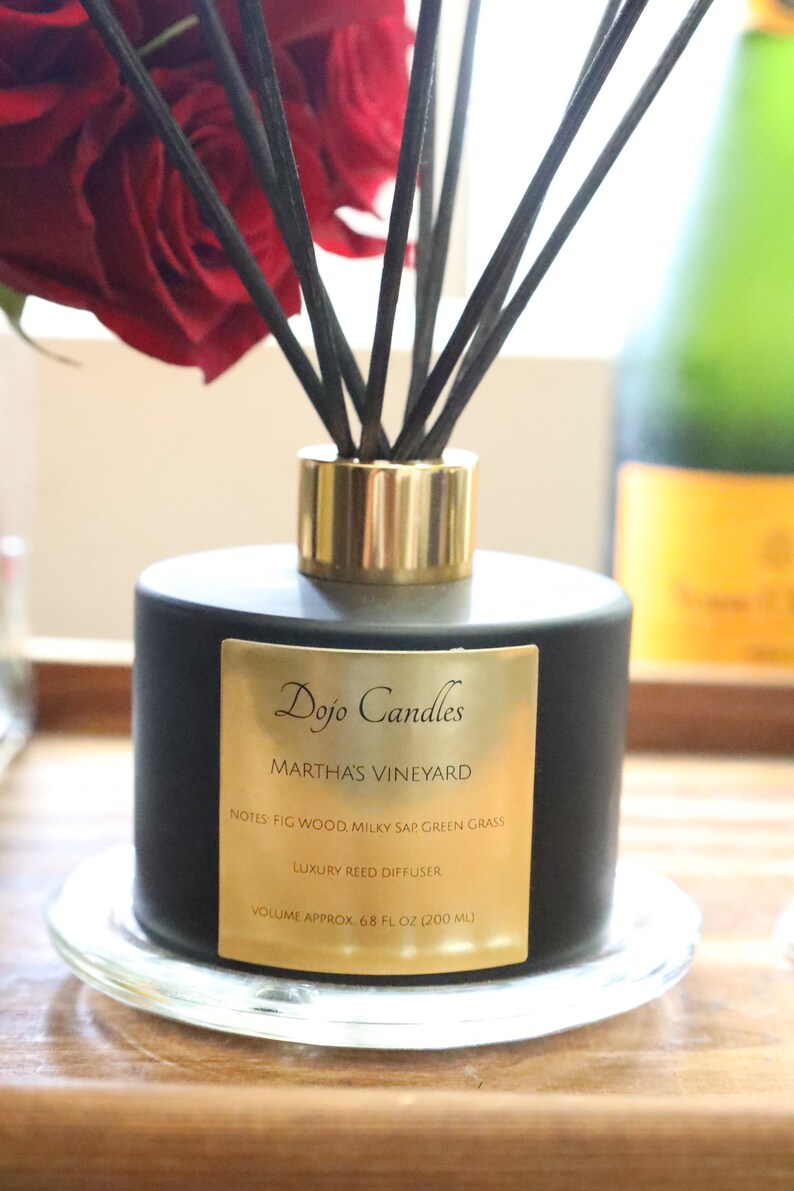 Diptyque Figuier Inspired Luxury Reed Diffuser Lasts Minimum - Etsy