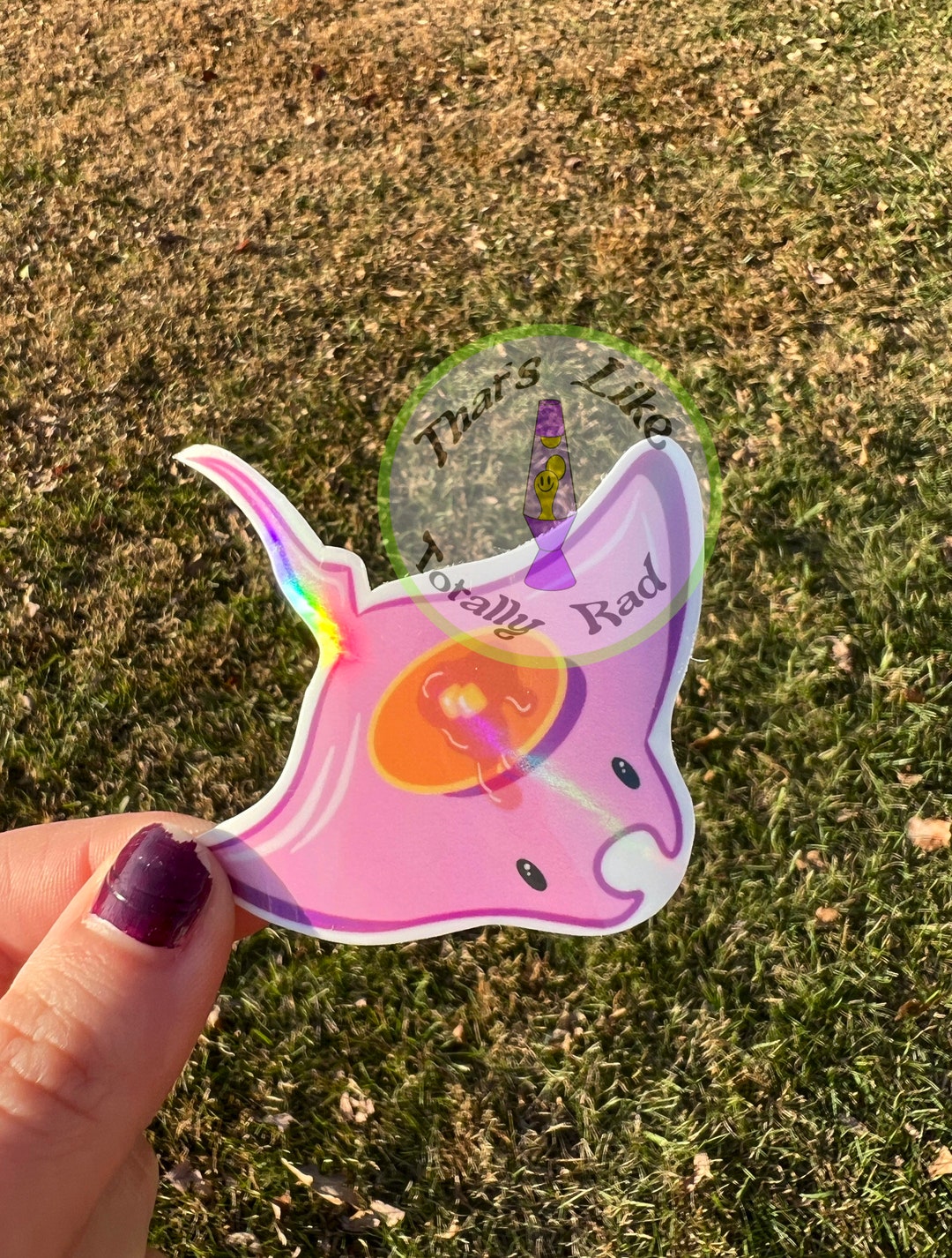 Stingray, Cute, Aesthetic, Fun, Kitsch, Water Bottle, Laptop ...