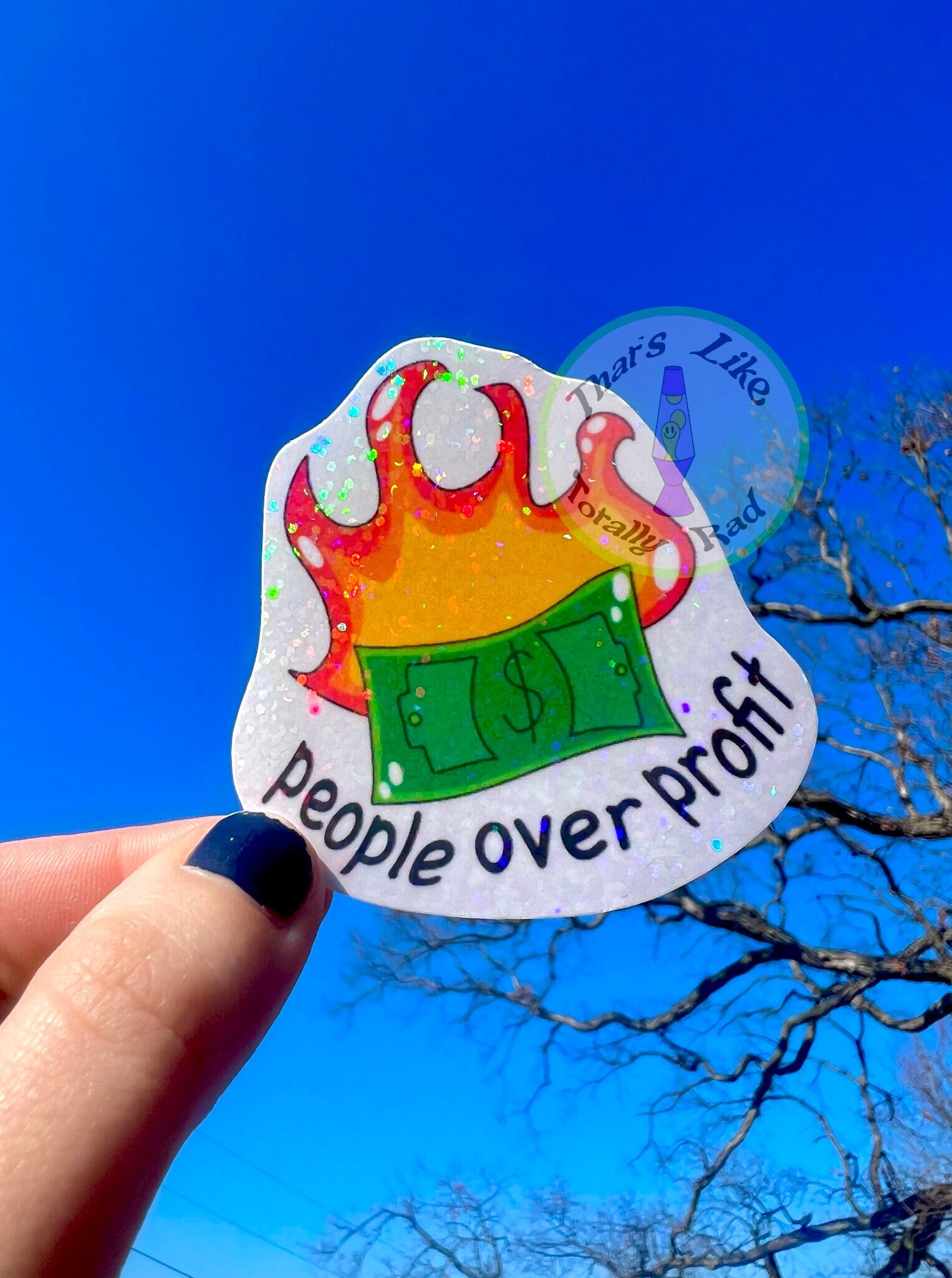 Holographic, Funky, Unique, Fun, Cute, Aesthetic, Water Bottle, Laptop ...