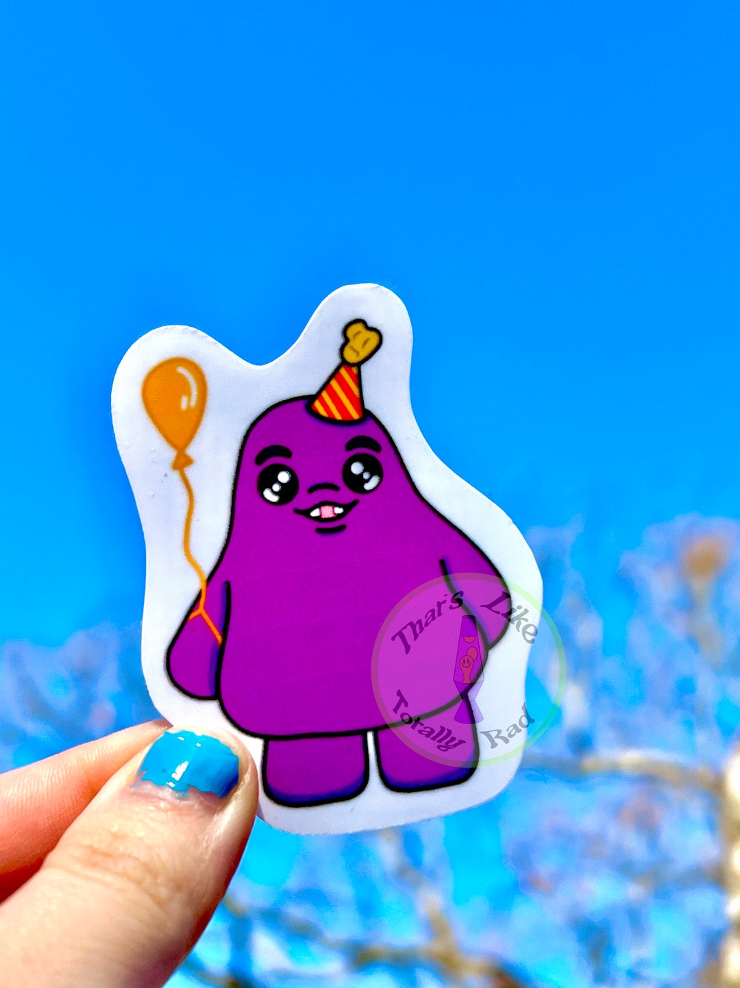 Fun, Cute, Aesthetic, Water Bottle, Laptop, Kitsch, Niche, Grimace ...