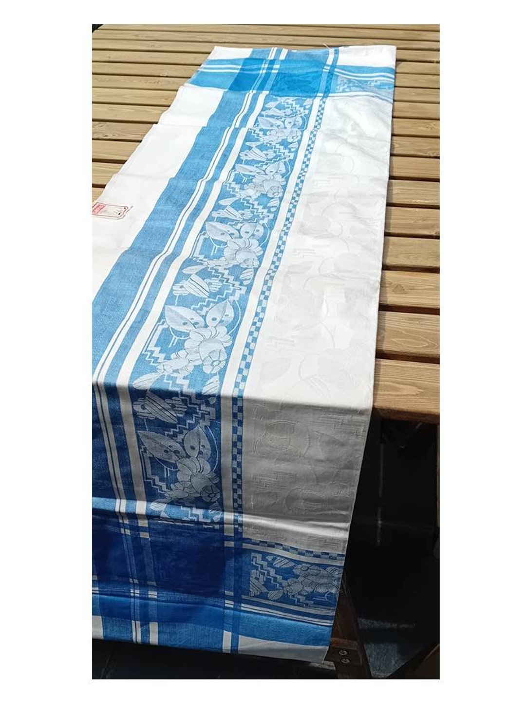 Damask Fabric, Floral Design, Cotton, Table Cloth, Decorative Cloth - Etsy