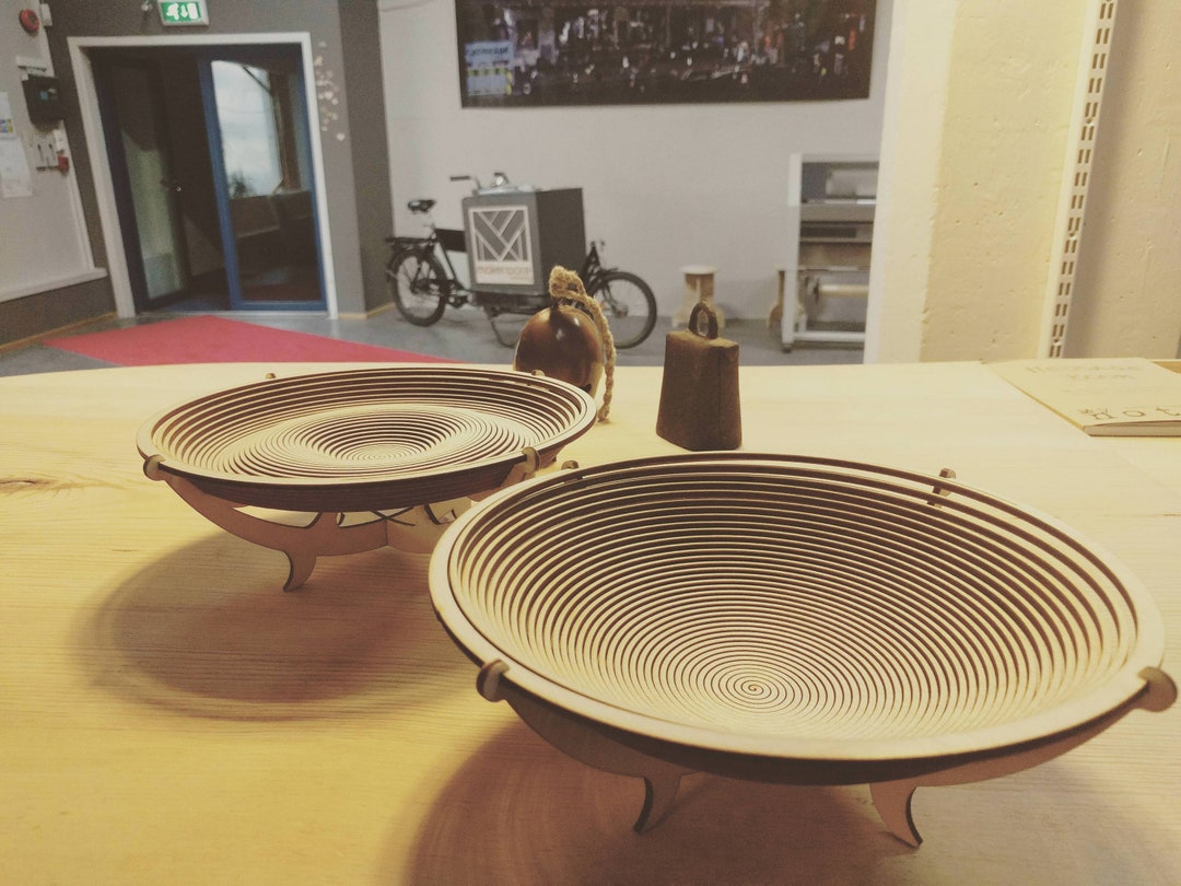 Laser Cut, Shape-conforming Spiral Bowls - Etsy UK