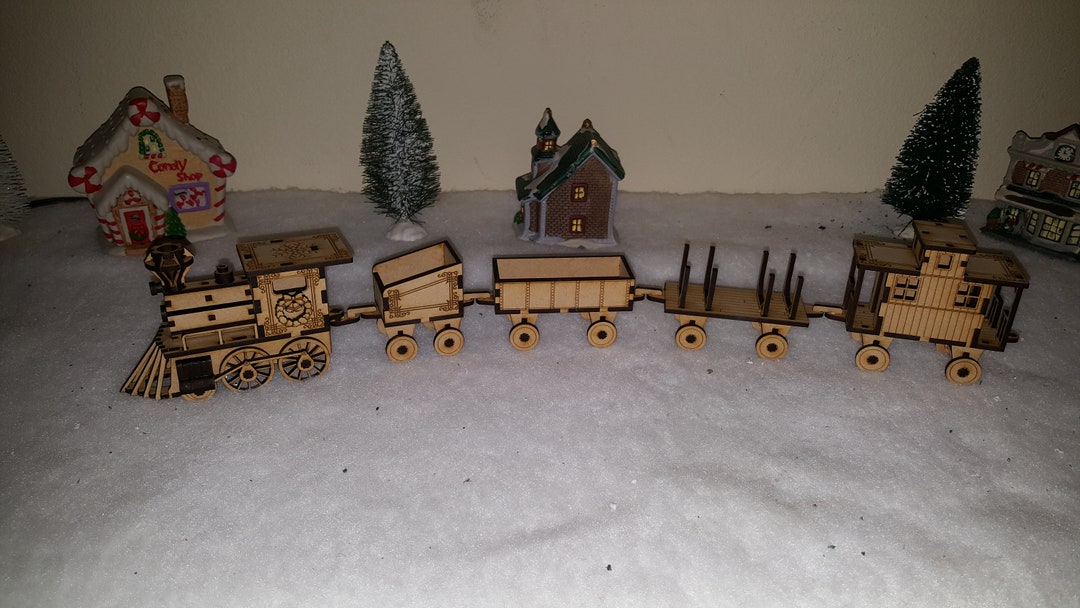 3D -laser Cut - Train - Etsy