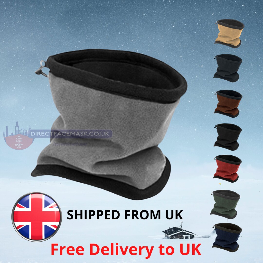 Winter Neck Gaiter Winter Face Mask Neck Warmer Winter - Etsy