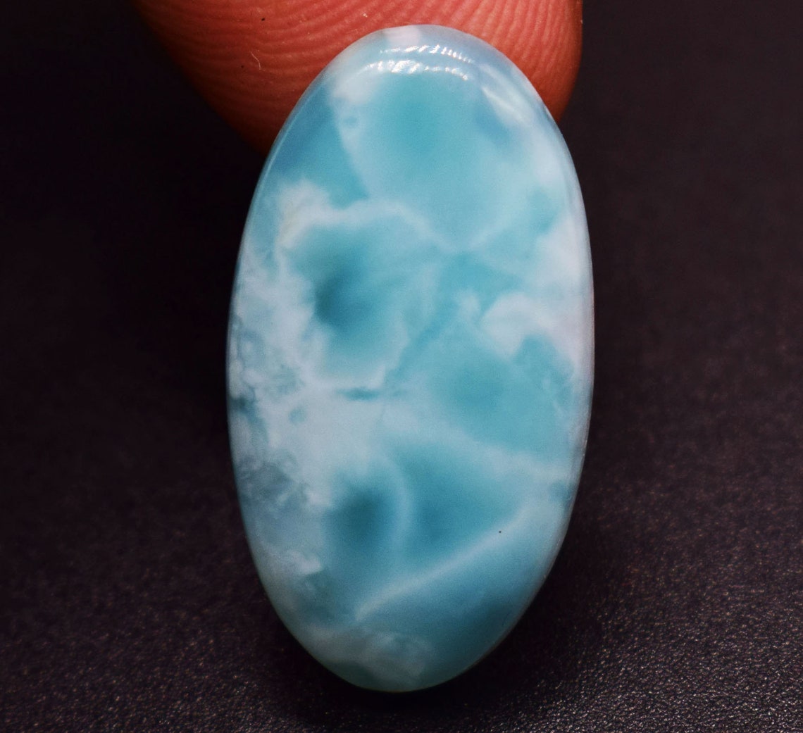 Excellent Blue Larimar Gemstone, Original Larimar Stone, 24.60 Cts ...