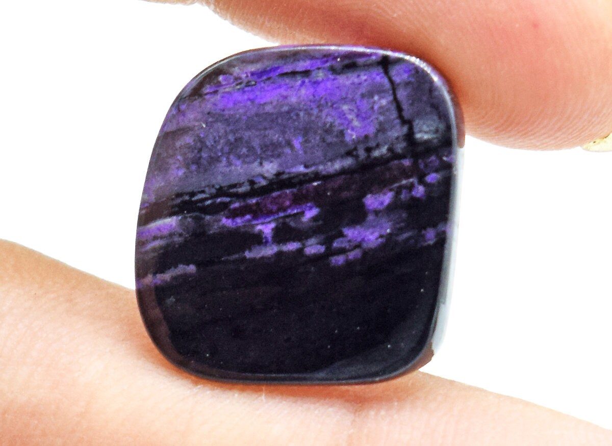 Purple Sugilite Gemstone, Smooth Polished Sugilite,13 Cts Cabochon ...
