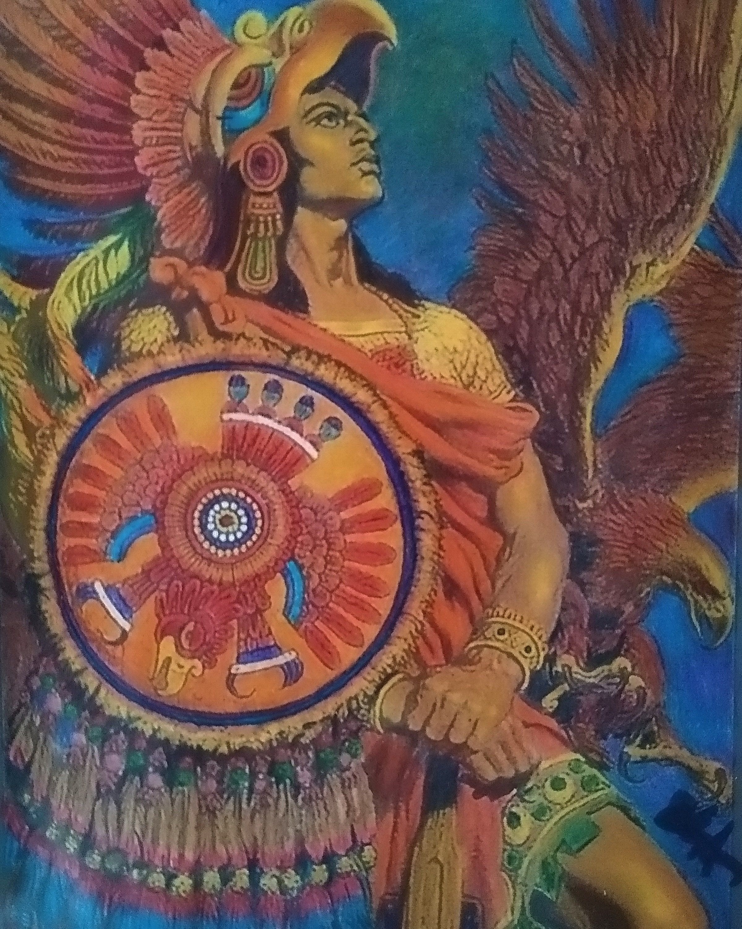 Aztec Pencil Drawings