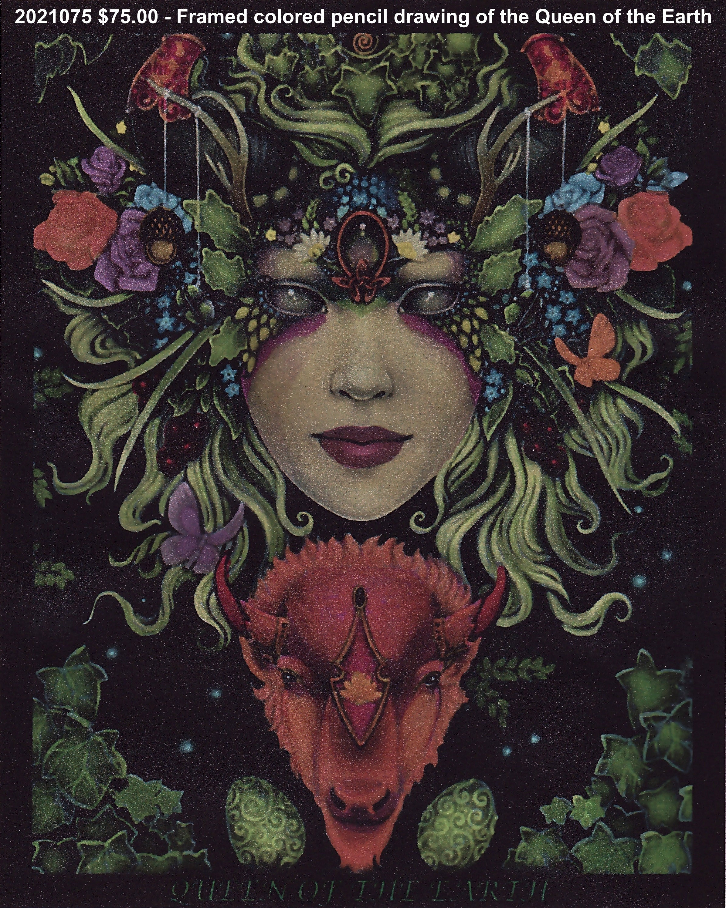 Fantasy Colored Pencil Drawing
