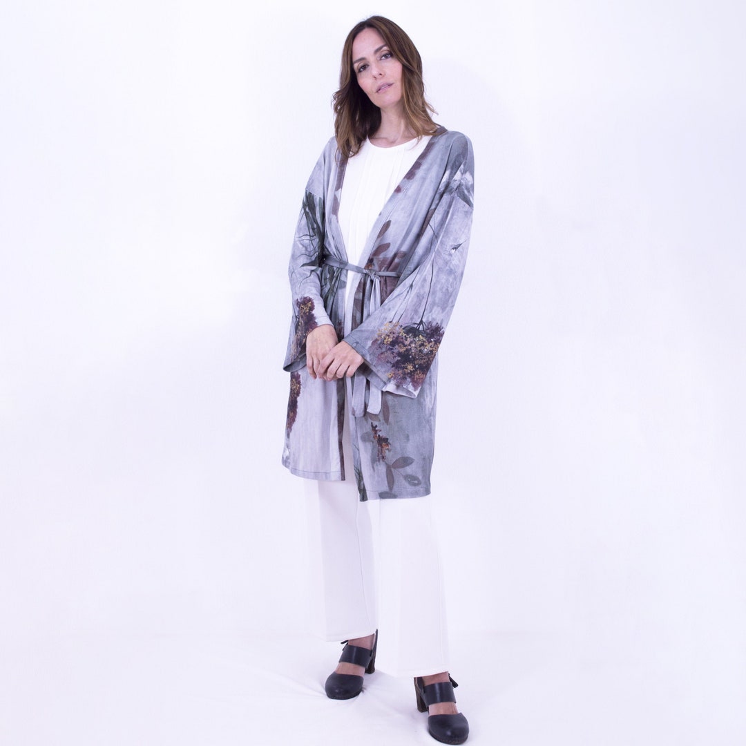 Bata, Ropa de hogar para mujer, Estilo kimono, Bata, Ropa de dormir ...