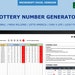Lottery Number Generator Excel Template – Powerball, Mega Millions ...