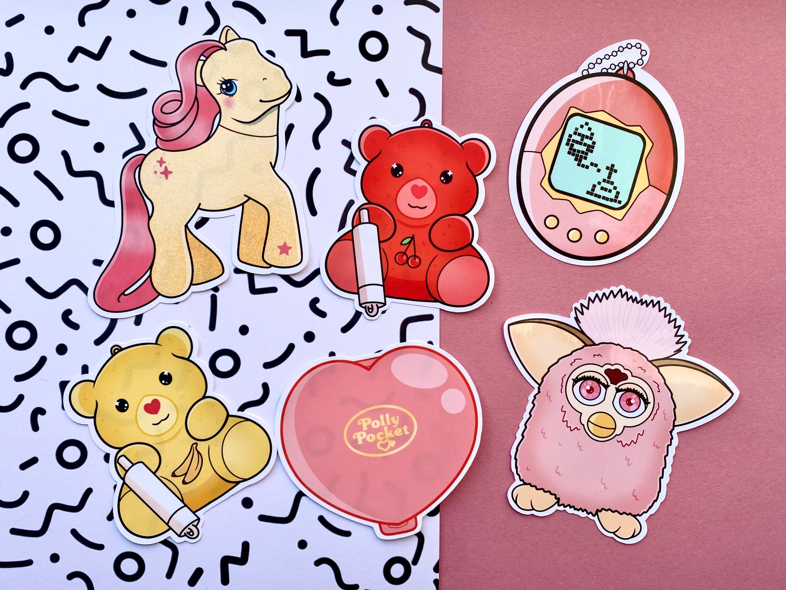 90s Kid Sticker Pack Nostalgic 90s Toys Stickers Mystery - Etsy