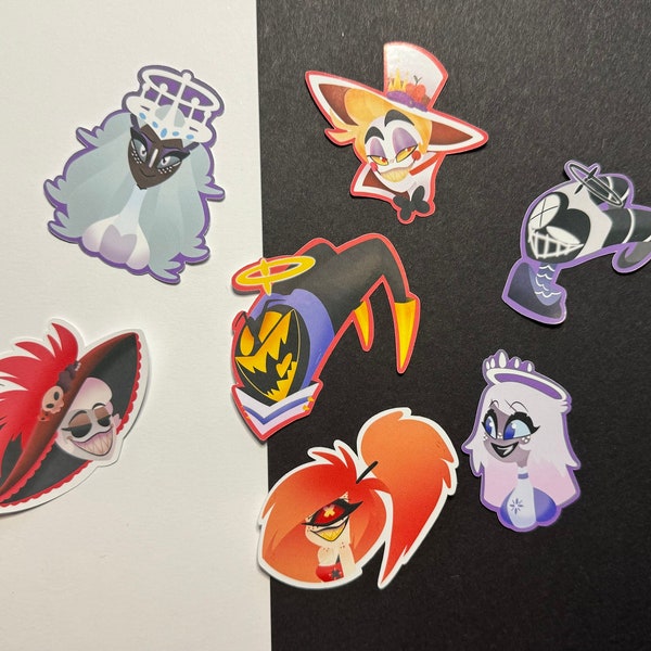 Hazbin Hotel Adam Stickers - Etsy