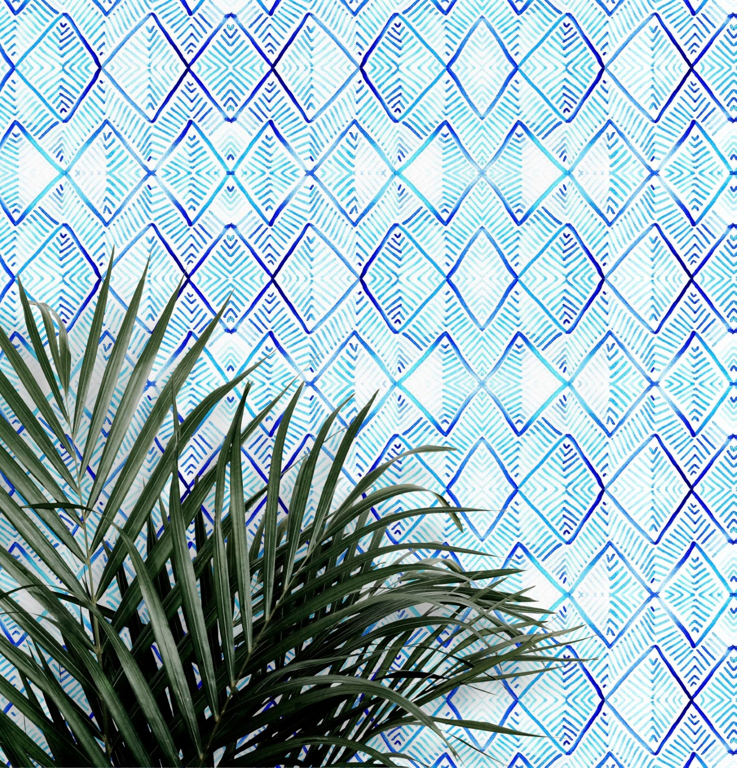 Palm Tree Tile Background