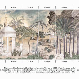 Vintage Greek Landscape Mural Wallpaper: Peel and Stick Non-woven - Etsy